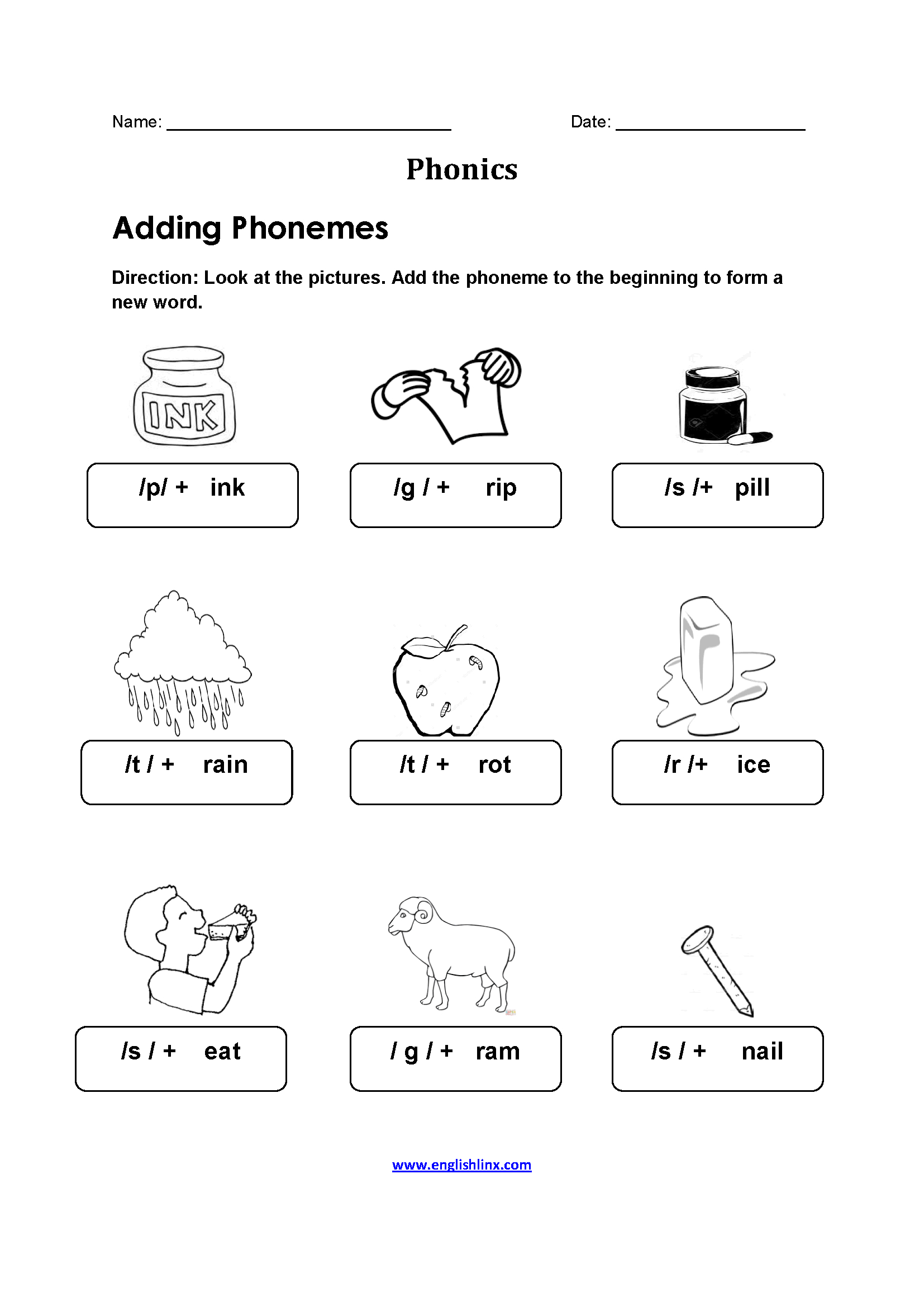 Englishlinx Phonics Worksheets Short A Printable Worksheets Lexia Englishlinx Phonics Worksheets Short A Printable Worksheets Lexia