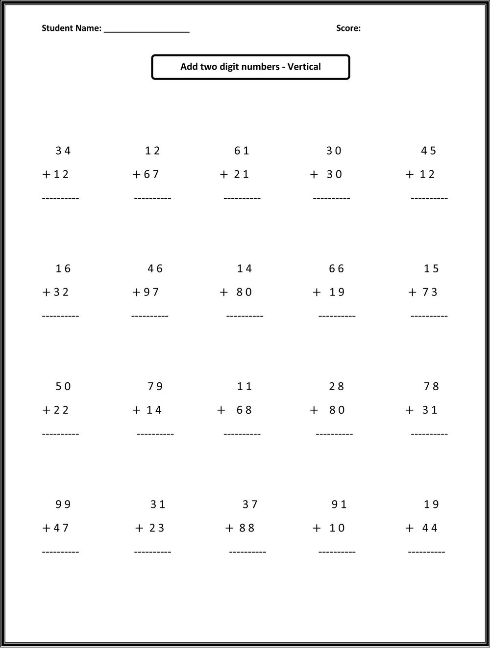Free Math Exercises For Grade 3 Free Math Exercises For Grade 3