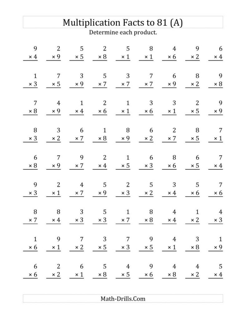 Free Printable 5 Grade Math Worksheets